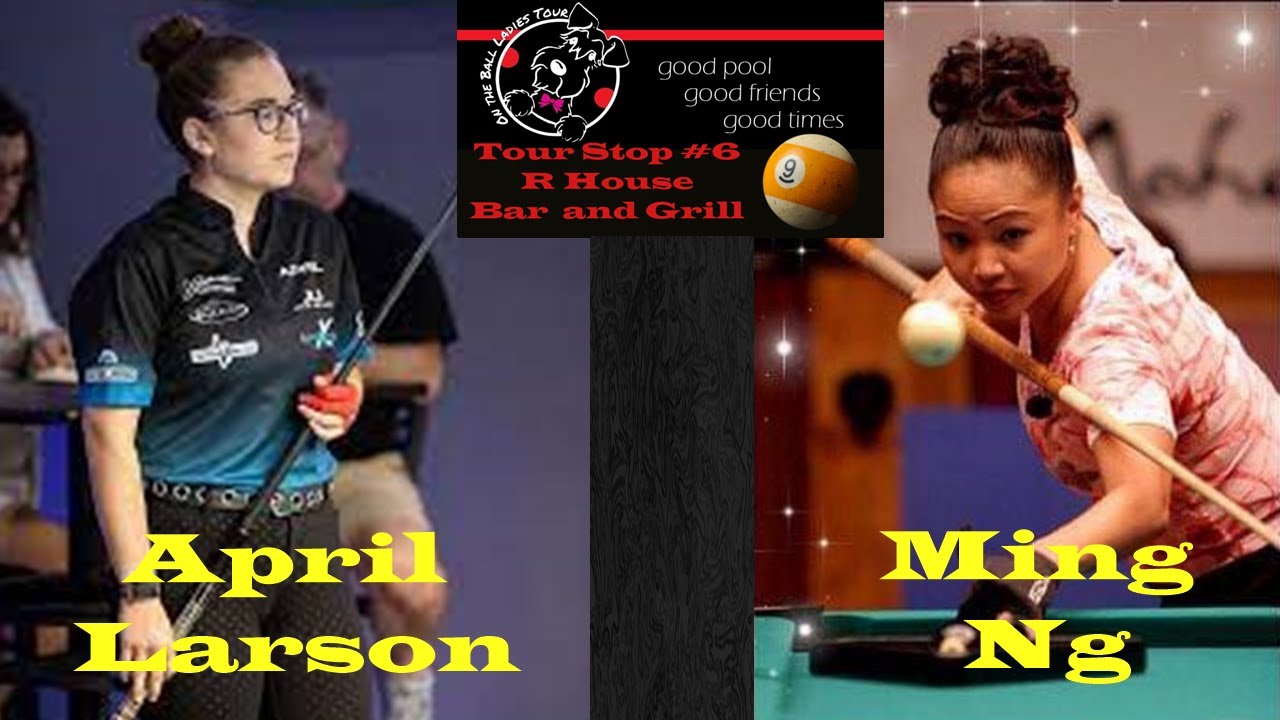 April Larson vs Ming Ng \ 2022 On The Ball Ladies Tour Stop #6 - YouTube