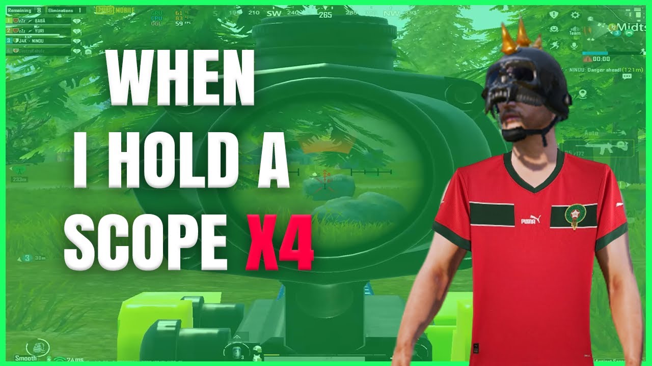 When I hold A Scope X4 Emulator Player I PUBG MOBILE - YouTube