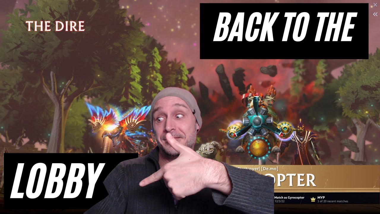Dota 2 Back to the lobby - Gyrocopter Pos 1 - YouTube
