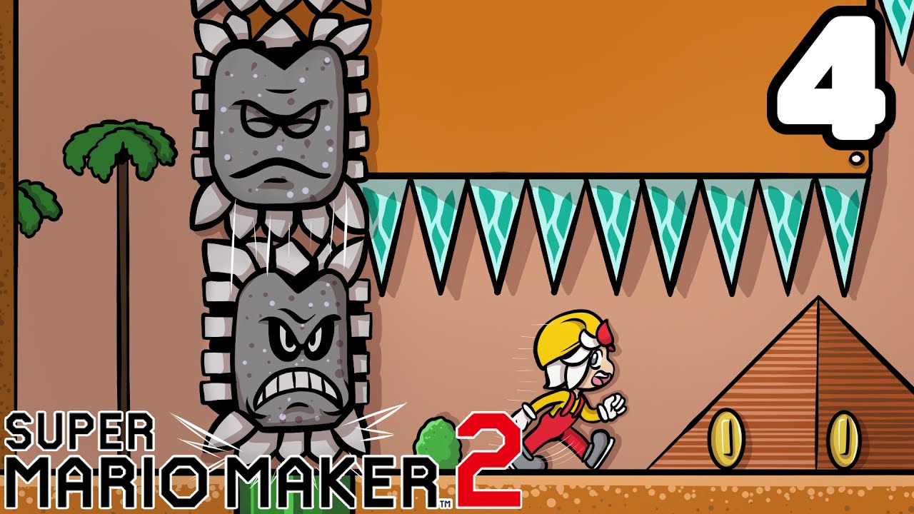 Super Mario Maker 2 - #4 - Mario Temple Run - YouTube
