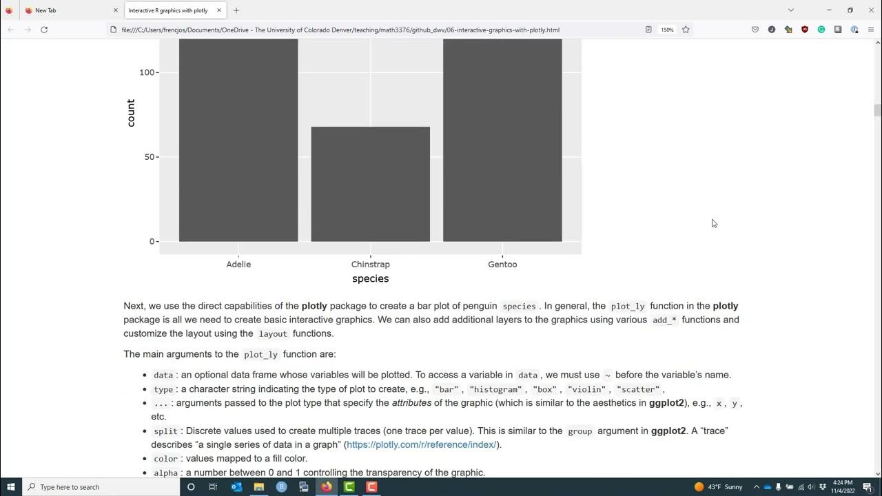 Interactive R graphics with plotly: 2 approaches - YouTube