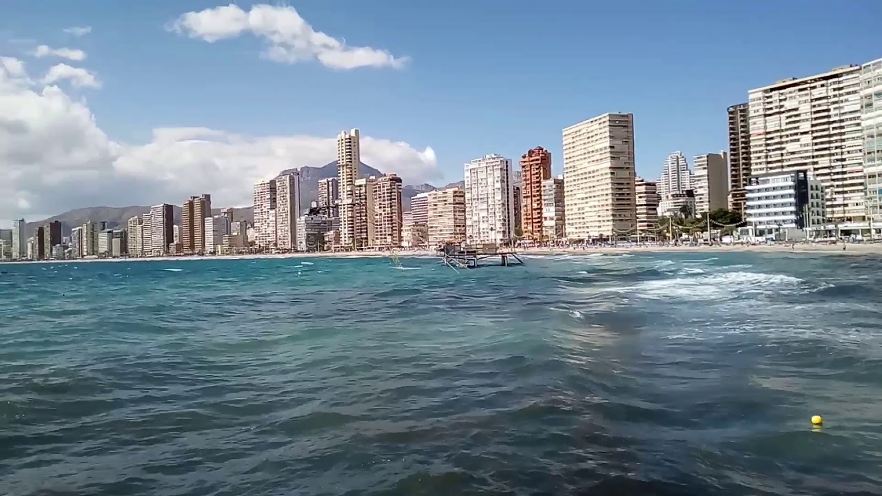 Benidorm 2019 Seafront - YouTube