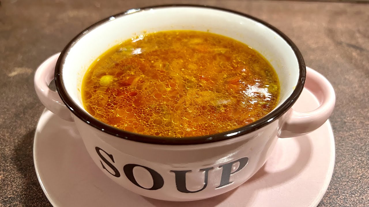 Зеленчукова супа ароматна сгряваща с наситен вкус Овощной суп с