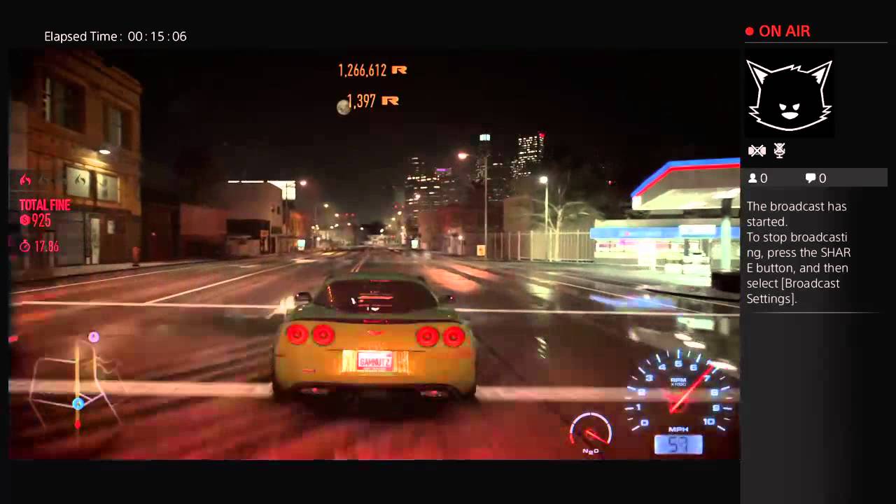 GameNutz Need for Speed Live PS4 Broadcast - YouTube