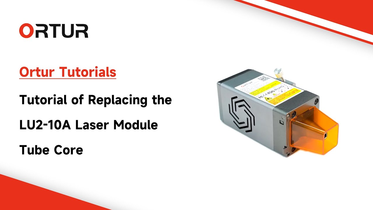 Tutorial of Replacing the LU2-10A Laser Module Tube Core - YouTube