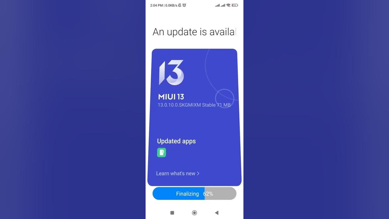 MIUI13 13.0.10.0.SKGMIXM STABLE 71 MB - YouTube