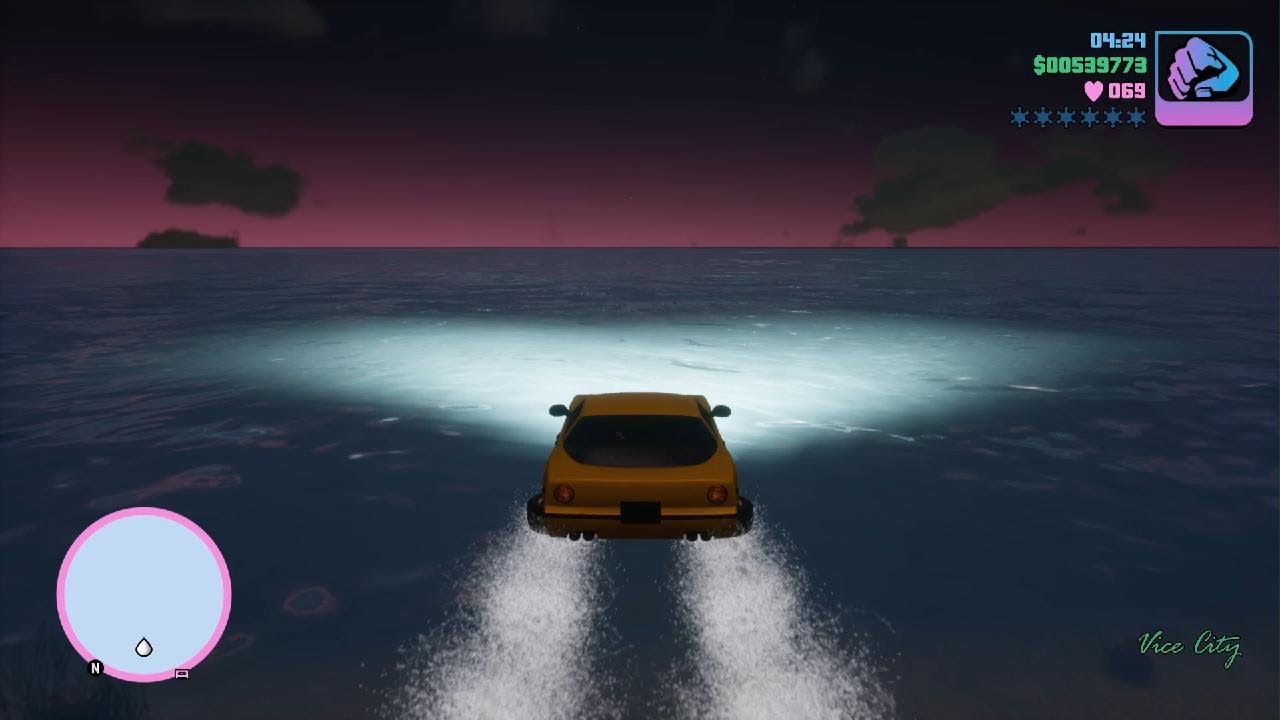 GTA: Vice City (Driving on water) - YouTube