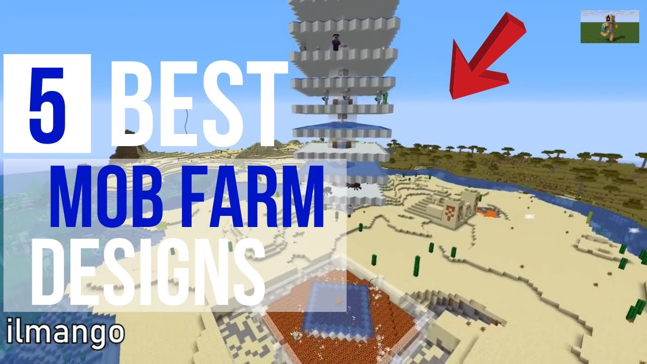 5 BEST MOB Farm DESIGNS in Minecraft 1.16.5 | 👀 | 🔥 | - YouTube