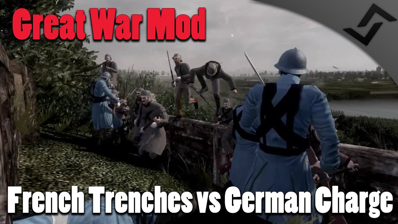 Great War Mod - French Trenches vs German Charge! - Napoleon Total War ...