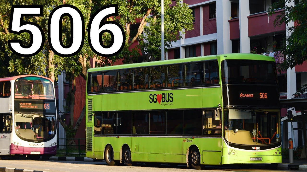 SBS Transit Express Bus Service 506 [Volvo B9TL (CDGE) Joyride] - YouTube