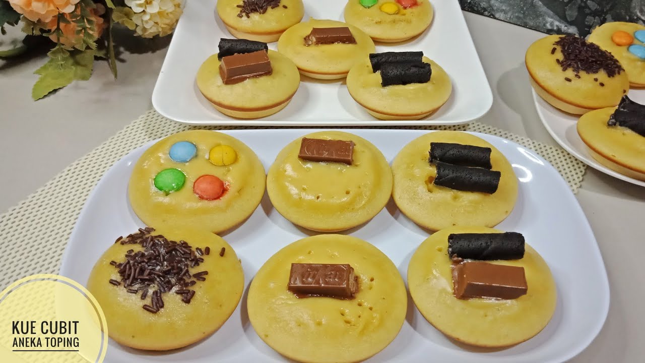 Kue cubit aneka toping - YouTube