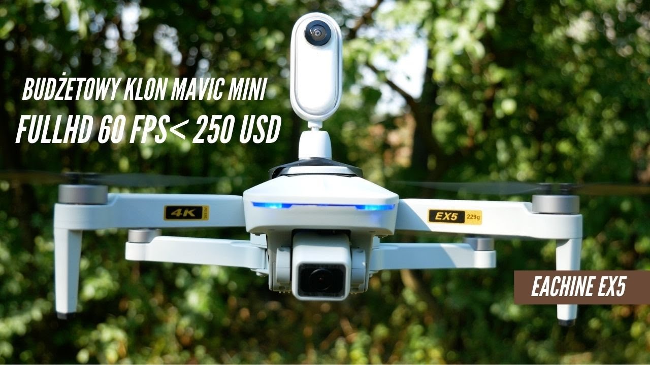 Eachine EX5 + Insta360 GO 🔥Budżetowe FULL HD 60 FPS🏆🏆🏆 - YouTube