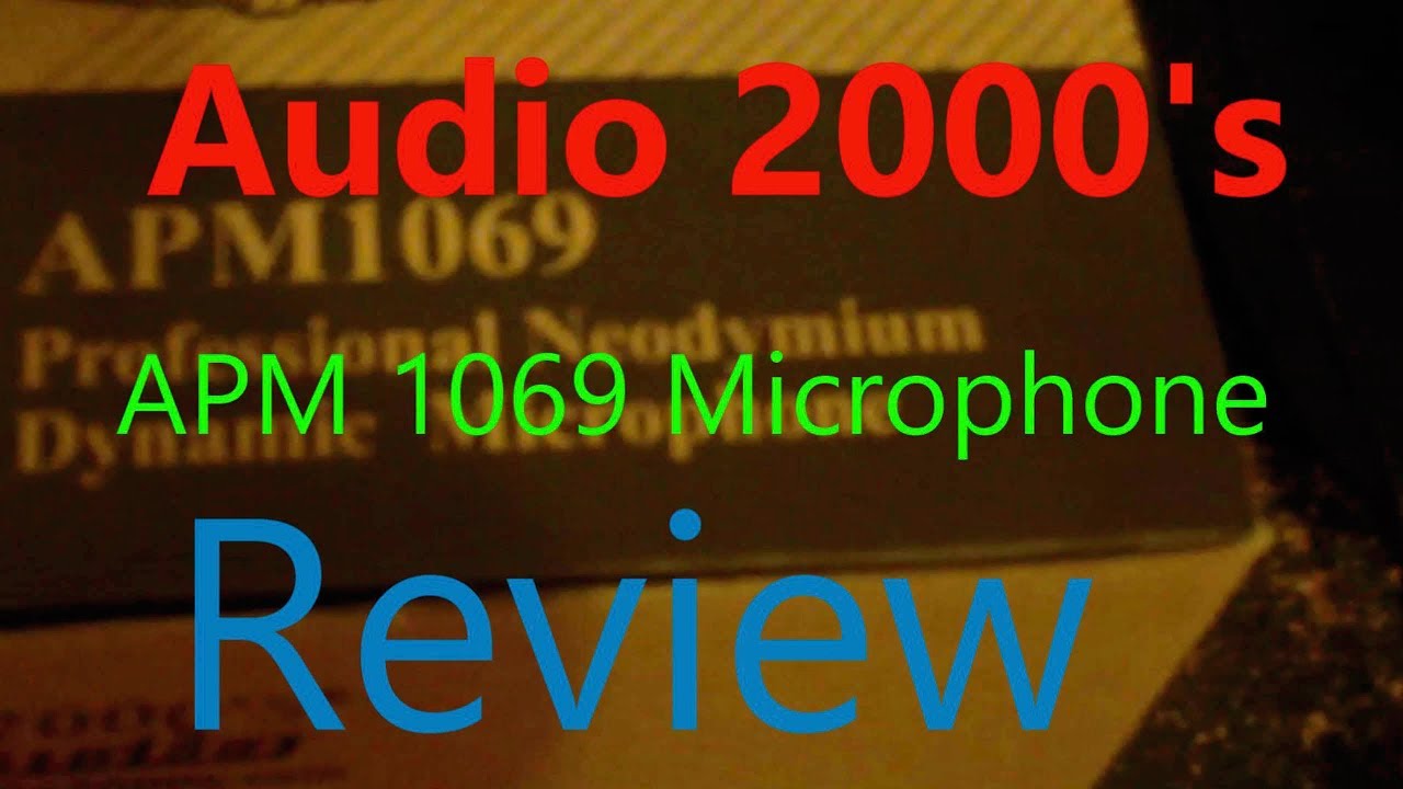 Audio2000's Microphone APM 1069 Review - YouTube