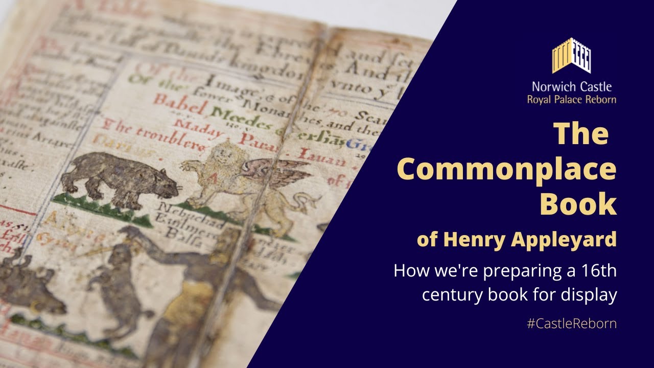 Conservation of The Commonplace Book of Henry Appleyard - YouTube