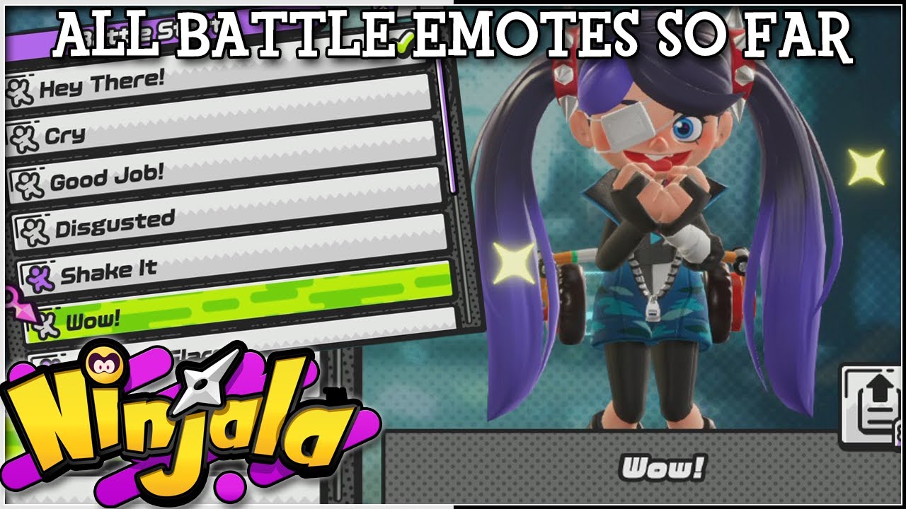 ALL BATTLE EMOTES SO FAR! NINJALA! Exclusive Ninja Club Beta ...