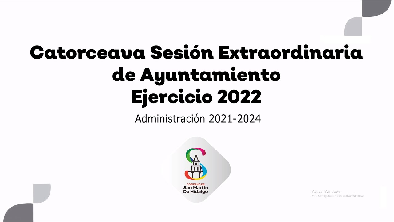 Catorceava Sesión Extraordinaria de Ayuntamiento Ejercicio 2022 - YouTube