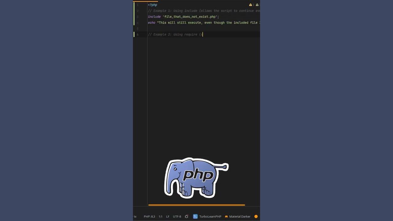 Why is using require sometimes better than include in PHP? #php include vs require – Whats the ...
