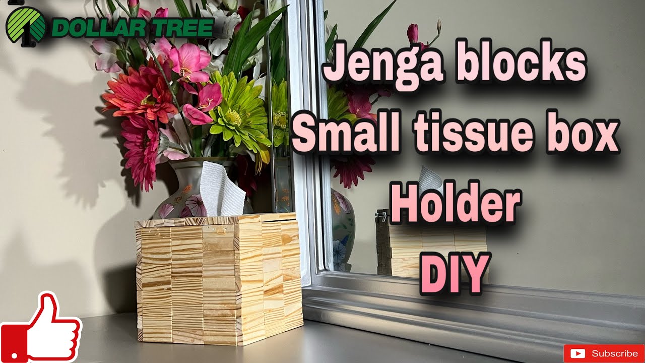 This AMAZING DOLLAR TREE Tumbling tower tissue box holder (part 1 ...