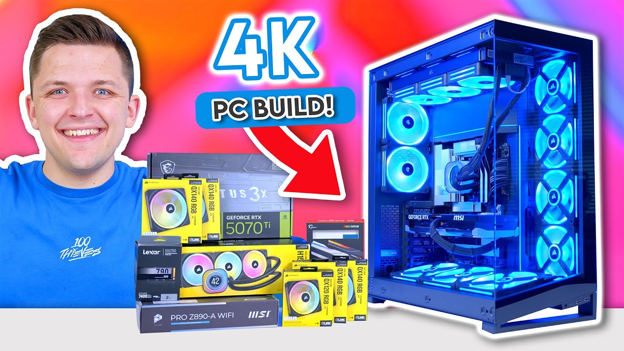 Awesome 4K Gaming PC Build 2025! 👀 [ft. Phanteks NV7 & RTX 5070 Ti ...