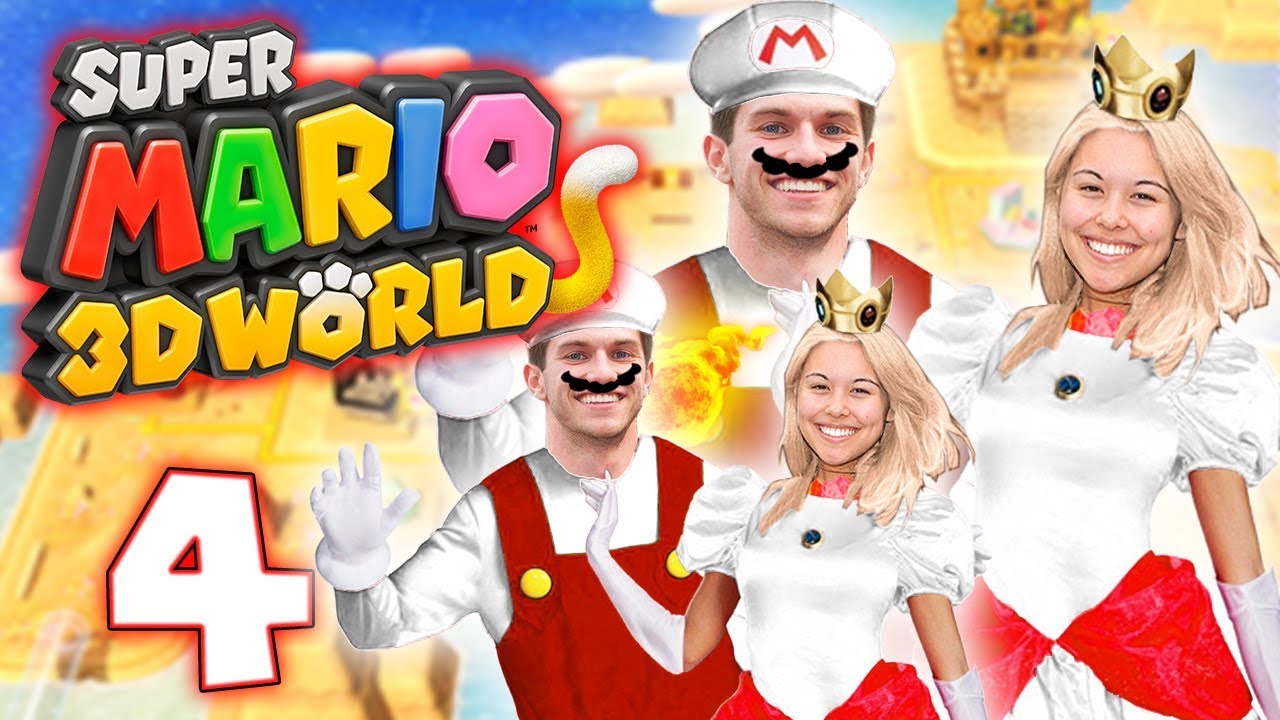 DOUBLE CHERRY TROUBLE - Part 4 - Let's Play Super Mario 3D World - YouTube