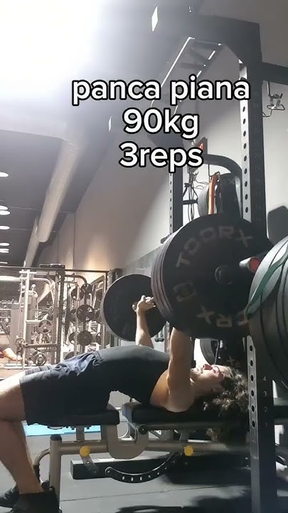 panca piana 92.5kg 2 reps, 90kg 3 reps, 80kg 6reps #bodybuilding #chestworkout #chest # ...