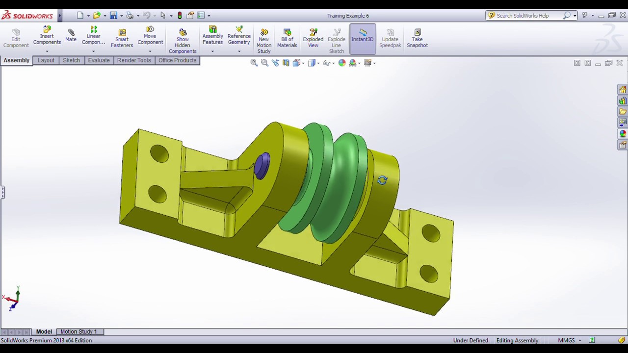 SolidWorks CAD Assembly/Student Project/Exercise Training - YouTube