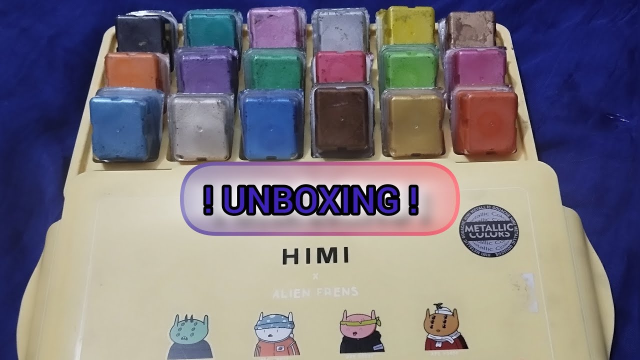 Himi Colour Unboxing| New Art Material| Unboxing Video | #art # ...