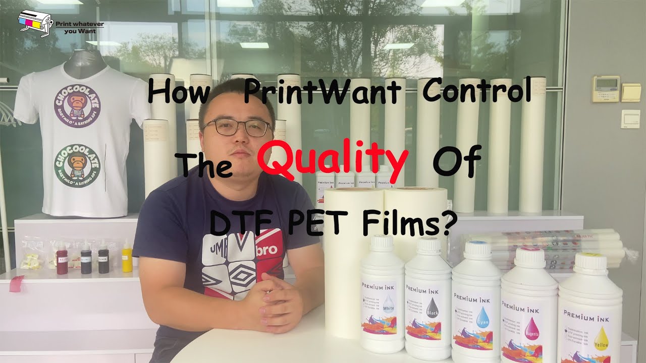 How PrintWant control the quality of #DTF_PET_Films? - YouTube