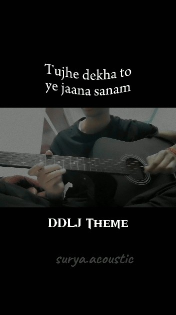 DDLJ theme #guitar #guitarcover #ddlj #guitarist - YouTube
