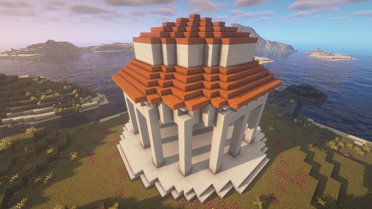 Minecraft Greek Temple | Timelapse - YouTube