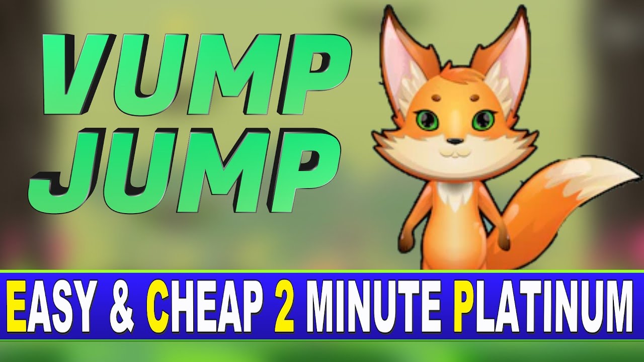 Easy & Cheap 2 Minute Platinum Game - Vump Jump Trophy Guide - Stackable PS4, PS5 - YouTube