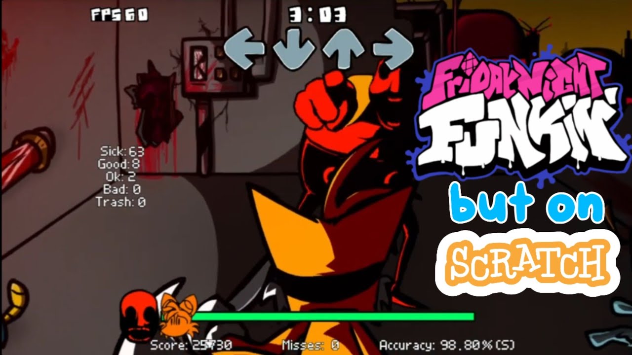 FNF - Fight or Flight but it's on Scratch | Sonic.exe v3.0/2.5 - YouTube