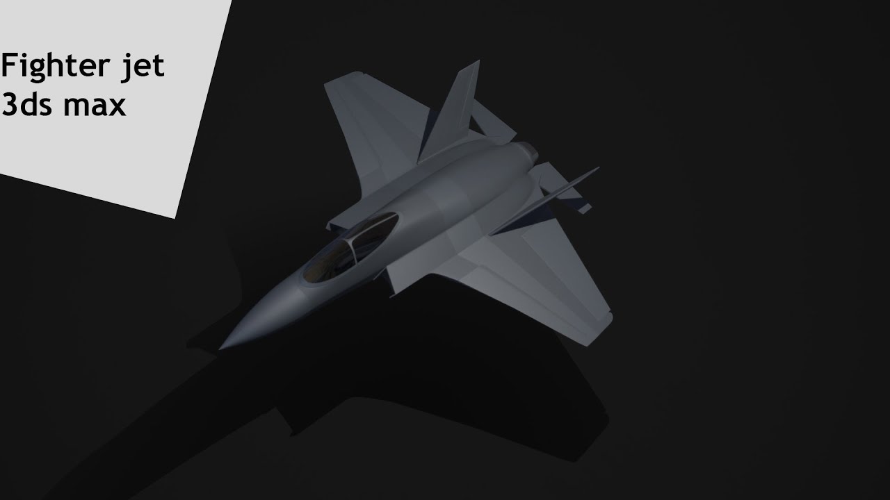 Modeling Fighter jet - 3ds max tutorial final part - YouTube