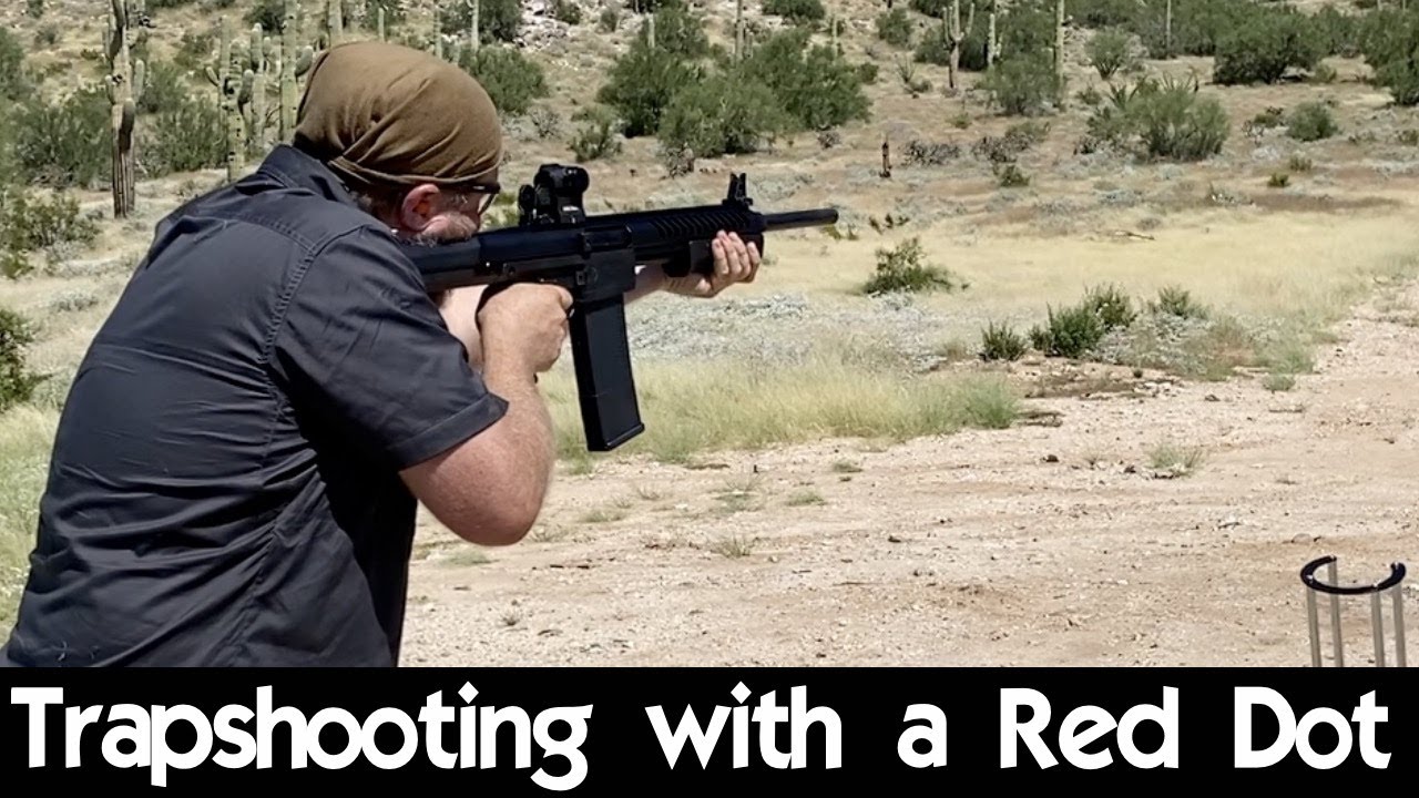 Trapshooting with a Red Dot - YouTube