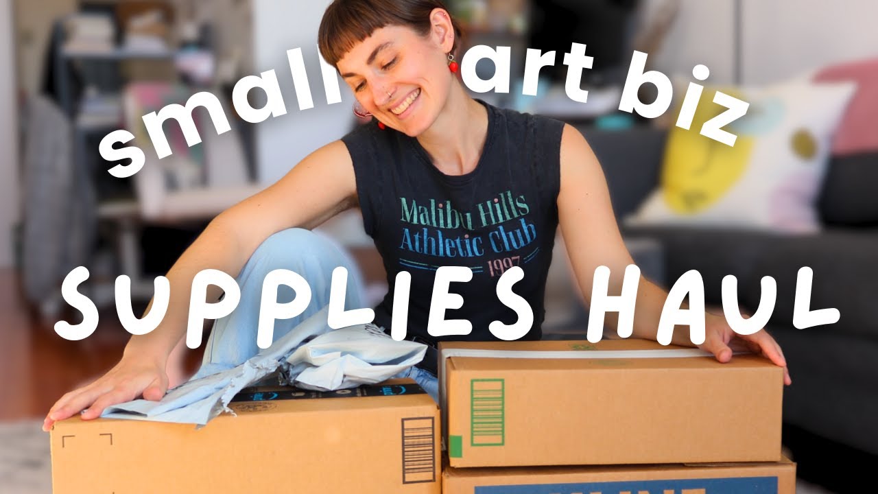 Prep for my FIRST EVER shop launch || Supplies haul, organizing my ...