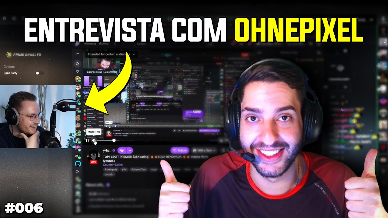 ENTREVISTA completa com OHNEPIXEL sobre o TOP 1 LEGIT no CS2 - YouTube