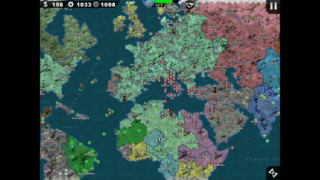 World Conquer 4 USA conquest part 2 - YouTube