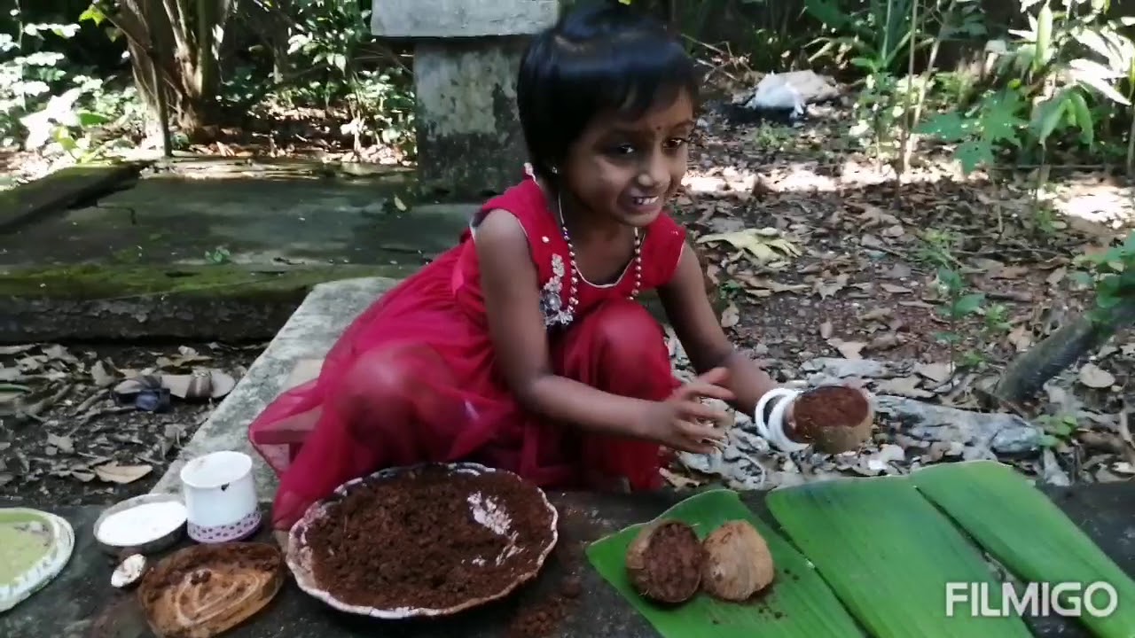 Kids cookery show _ Village style mannappam preparation_Gayathri ...