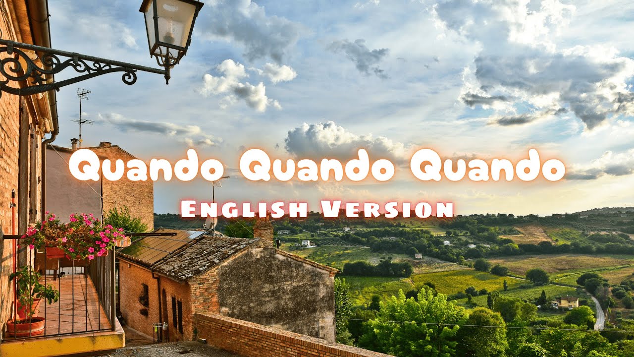 Quando Quando Quando - Tony Renis | English Lyrics - YouTube