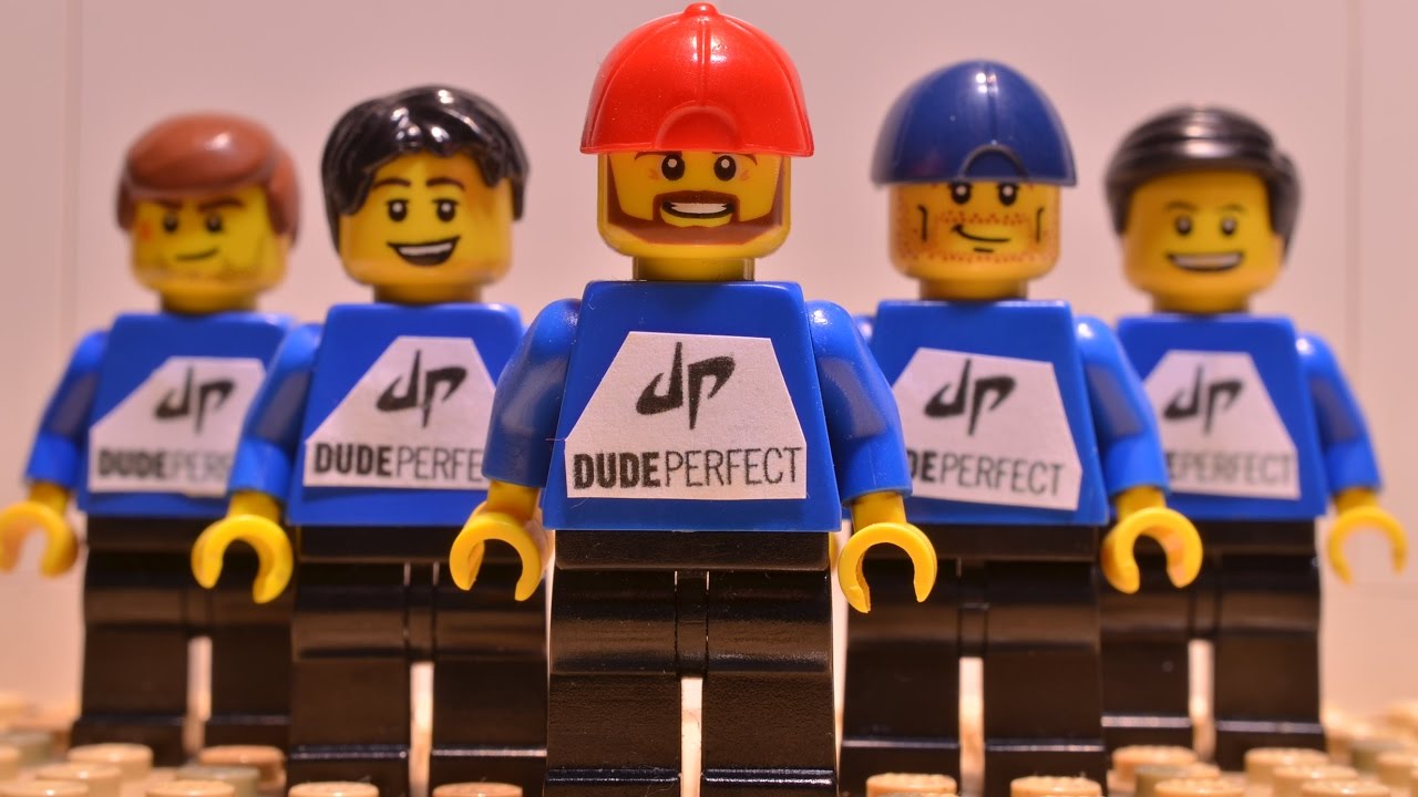 Dude Perfect in LEGO - YouTube
