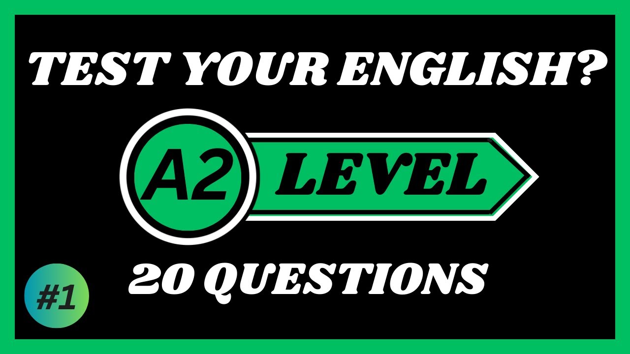 Test Your English Level | A2 English Vocabulary Test! Elementary Quiz ...