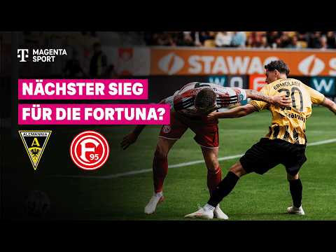 Alemannia Aachen - Fortuna Düsseldorf, Highlights mit Livekommentar | 3. Liga | MAGENTA SPORT