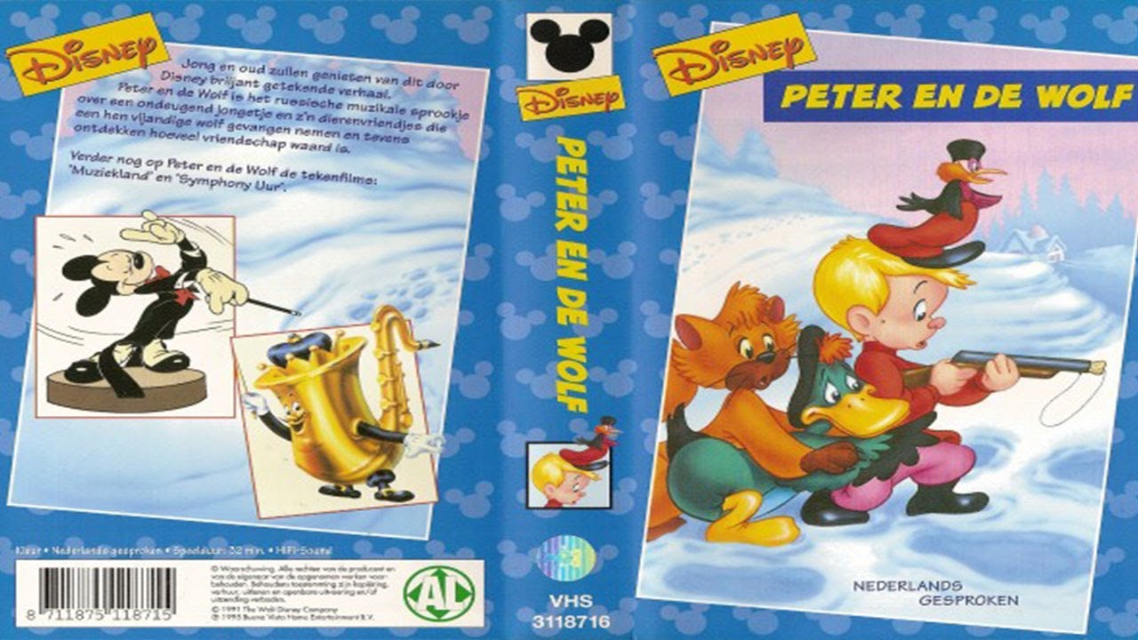 Disney VHS intro [NL] - Peter en de Wolf (1946) - YouTube