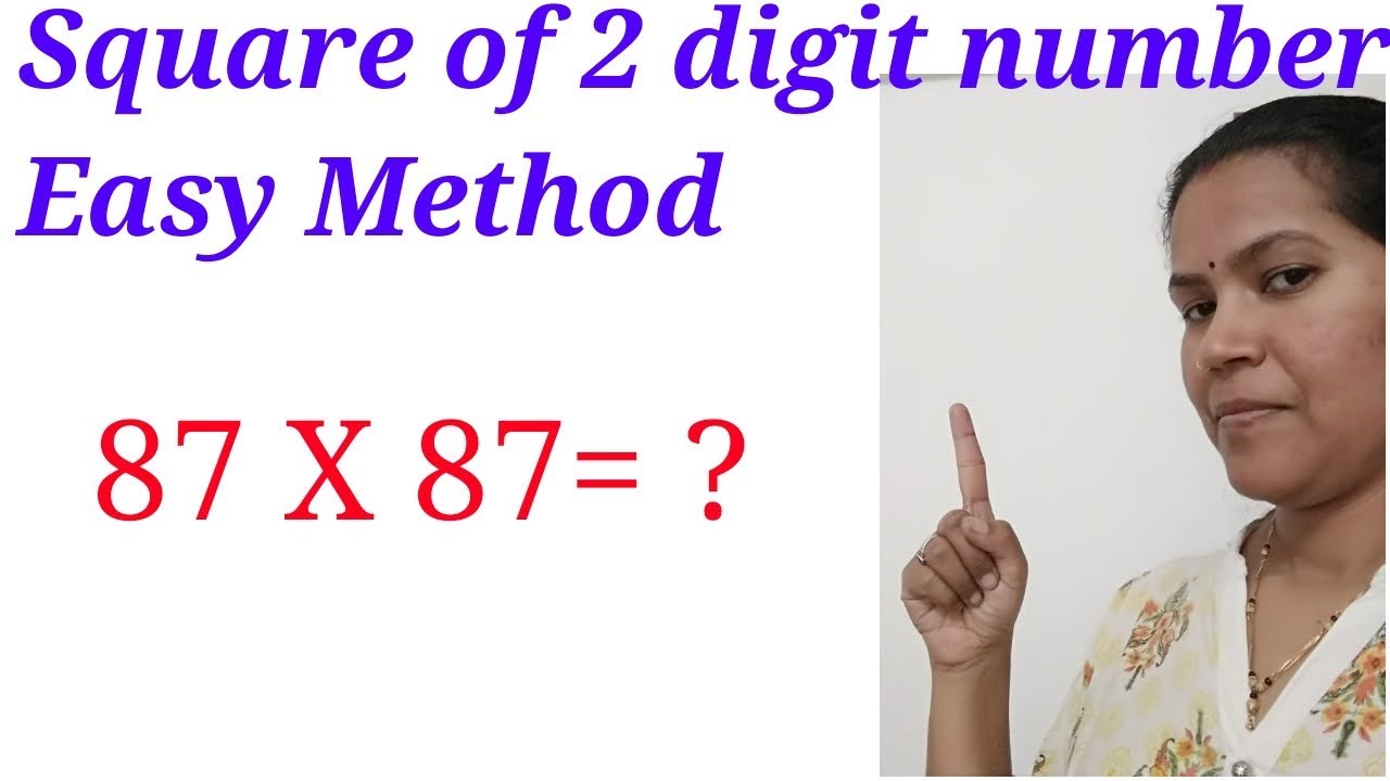 Finding the Square of a Number - YouTube