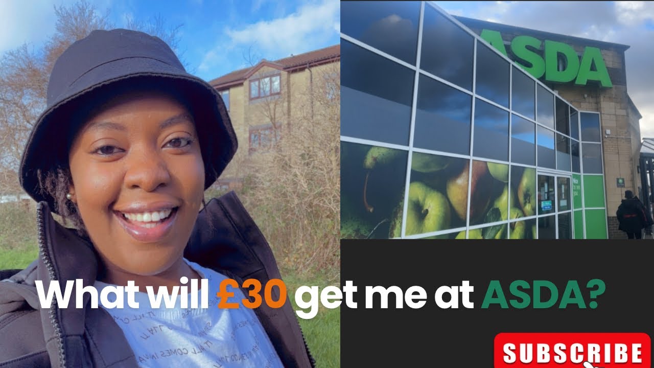 Shopping Haul Grocery/ Essential Haul:£30 at ASDA/ what I got with £30 from ASDA - YouTube