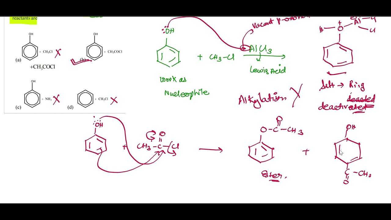 Fridel craft acylation of Phenol and Fries Rearrangements - YouTube