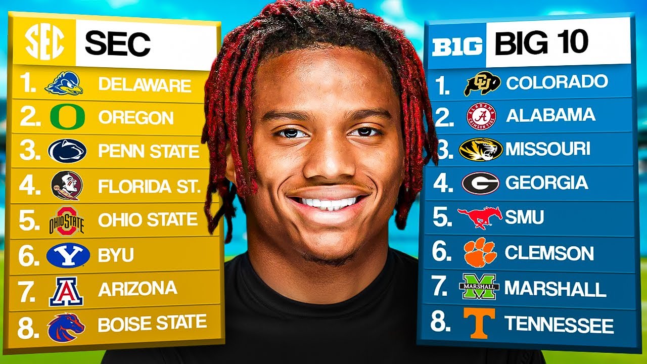 CFB 26, But the Conferences are RANDOMIZED - YouTube