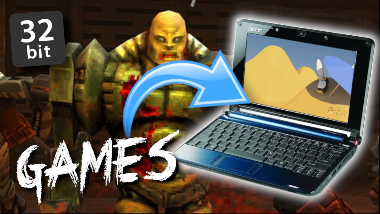 5 juegos que corren bien en Intel Atom N270 con Loc-OS Linux 23 - YouTube