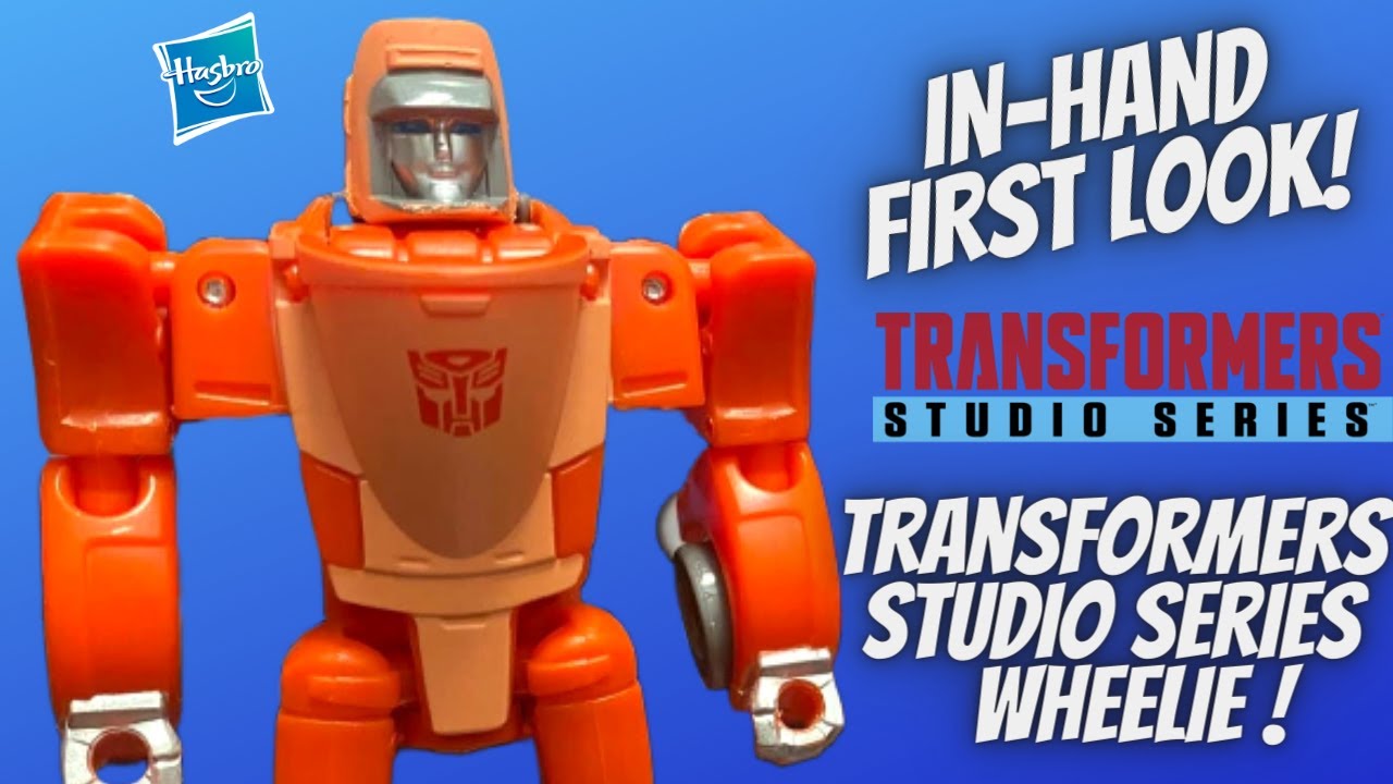 Transformers Studio Series Core Class Wheelie Figure In-Hand First Look ...