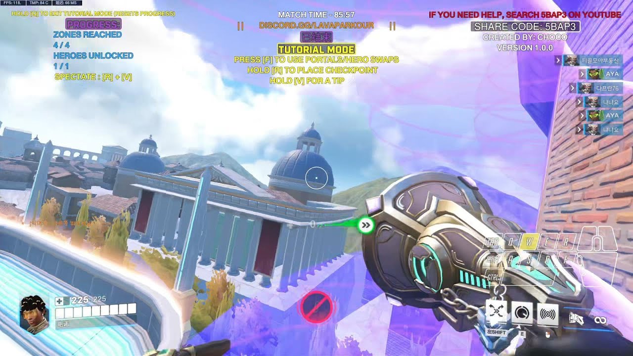 OW2 Lava Parkour - LUUUUUUCIO code:5BAP3 - YouTube